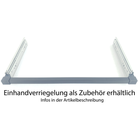 Schwerlastauszüge bis 130 kg mit Verriegelung